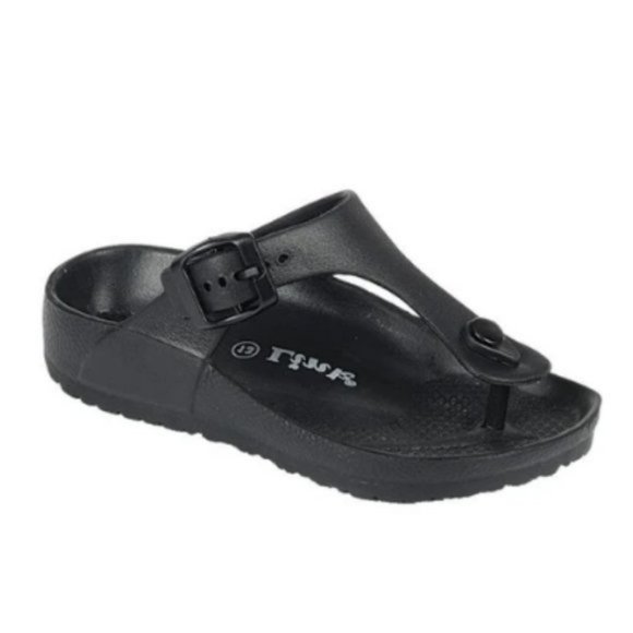Shoes | Foam Style Thong Sandals In Black | Poshmark